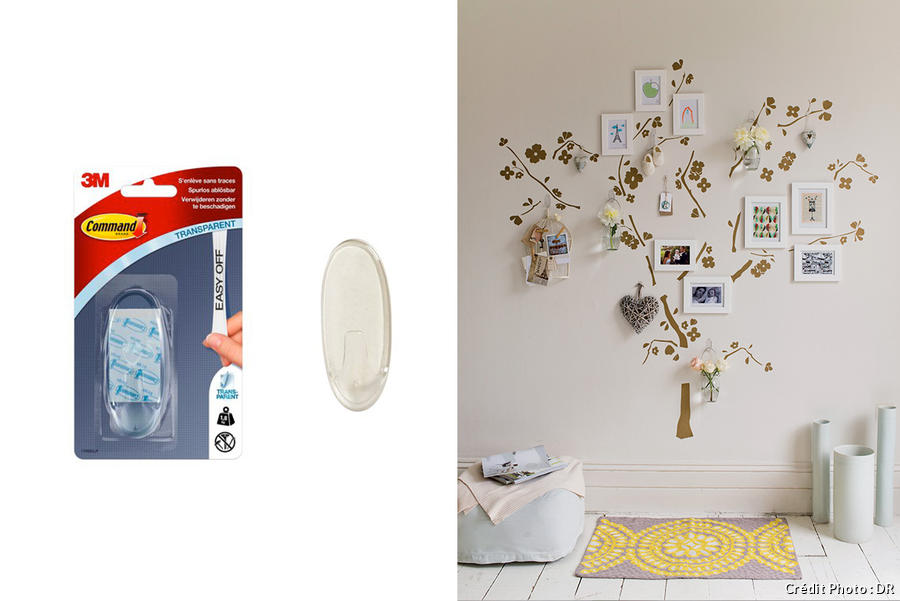 Accrocher un tableau sans trou : 7 astuces de fixation | Maison Créative