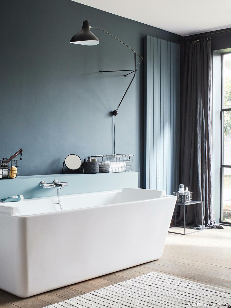 Salle De Bain Bleue Nuit