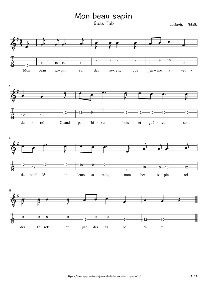 Paroles de chanson "Mon beau sapin" : découvrez l'histoire d'une ...